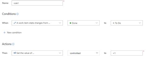 Tfs Devops Custom Rule To Increment A Field Stack Overflow