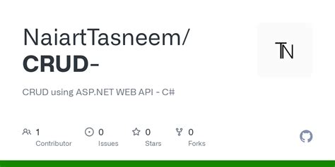 GitHub NaiartTasneem CRUD CRUD Using ASP NET WEB API C