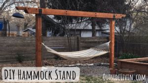 How I Built Our Custom Diy Hammock Stand