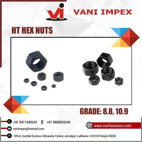 High Tensile Steel Hex Nuts DIN 934 ISO 4032 Size M 6 To M 48 At