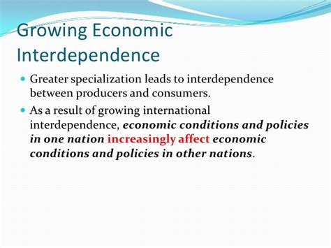 9g Growing Economic Interdependence