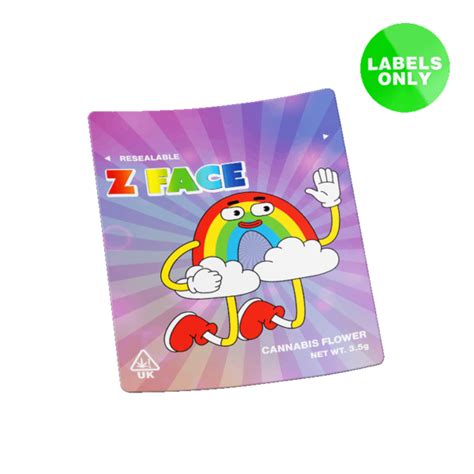 Z Face Mylar Bag Labels Stickers And Labels Strain Labels