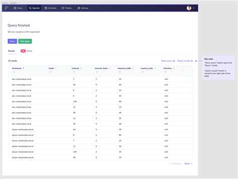 In Fleet Ui Add Ability To See What Query I Ran When Viewing Query