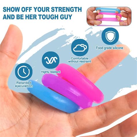 Stretchy Penis Ring Luminous Ball Scrotum Stretcher Mens Penis Erection