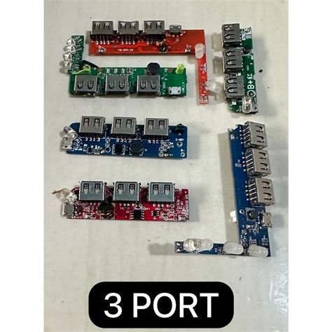 Jual PCB CHARGER MODUL MODULE POWERBANK 3 PORT B POWER BANK 3 PORT TERMURAH Shopee Indonesia