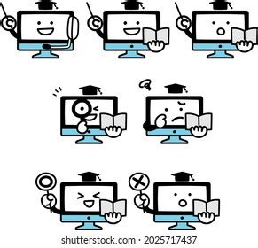 Robot Facial Expression Stock Vectors Images Vector Art Shutterstock
