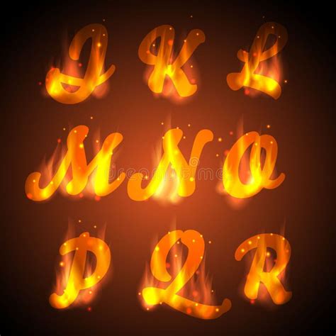 Fire Alphabet Stock Illustrations 11 463 Fire Alphabet Stock