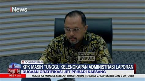 KPK Belum Umumkan Hasil Klarifikasi Dugaan Gratifikasi Jet Pribadi Kaesang