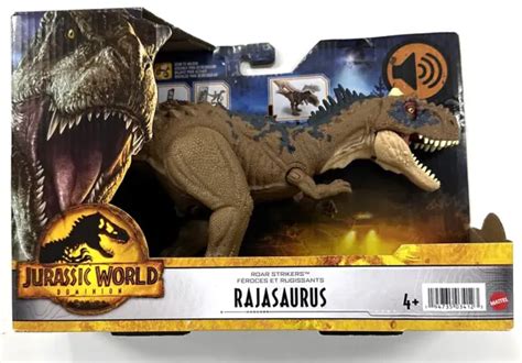 Mattel Jurassic World Dominion Broar Strikers Rajasaurus Figur Neu