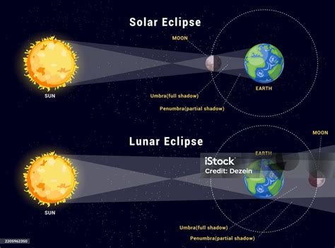 Science Eclipses Chart Clipart Solar Eclipse And Lunar Eclipse Clip Art