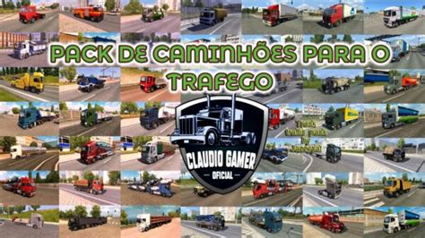 Pack de Caminhões Para O Trafego Mod Ets2 1 49 Dalenha Mods