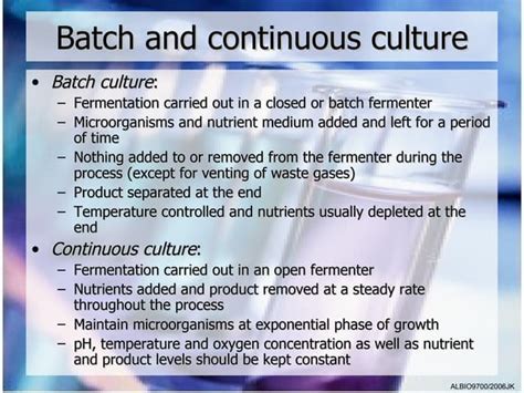 02 Batch And Continuous Culture Ppt