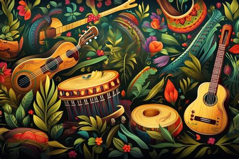 Premium Photo Cinco De Mayo Background With Mexican Instruments