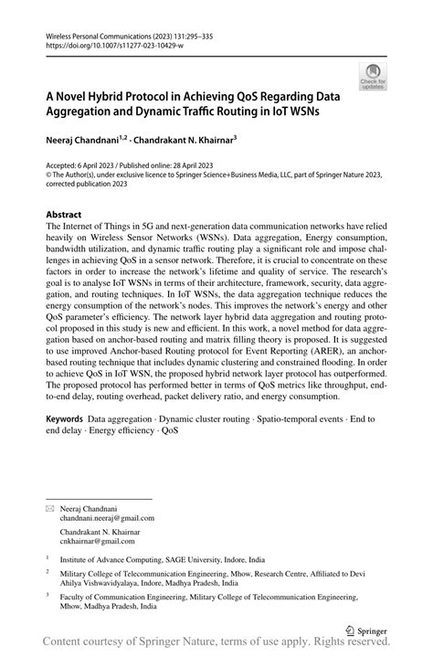 a novel hybrid protocol in achieving qos regarding data aggregation and