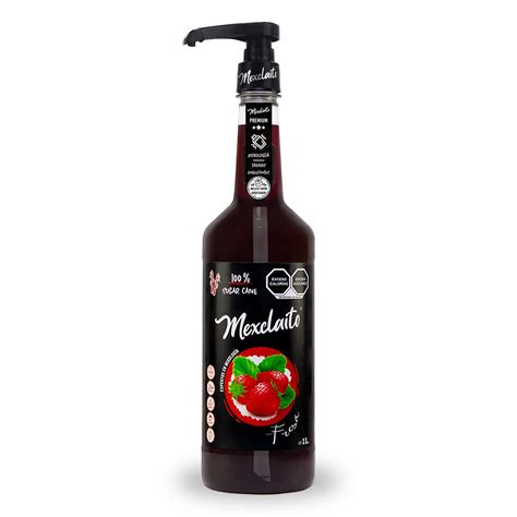 Mexclaito Premium Jarabe Syrop Sabor Frutos Rojos Silvestres 1 Litro