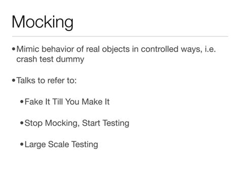 Overview Of Testing Talks At Pycon Ppt