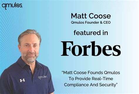 Andi Destromp On Linkedin Matt Coose Founds Qmulos To Provide Real