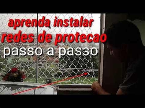 como instalar rede de proteção em janelas passo a passo YouTube