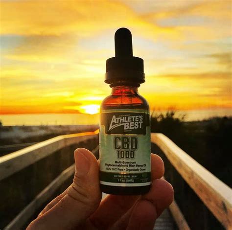 Cbd Oil And How Its Fighting Discomfort Anxiety And More Athletes Best®