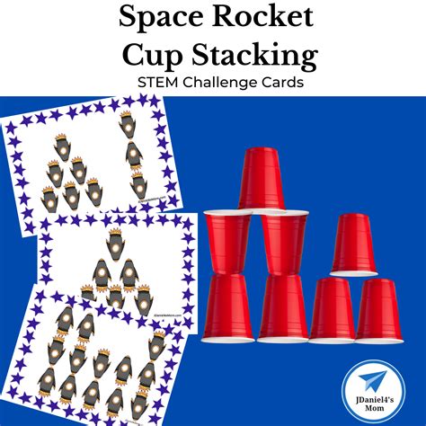 Space Rocket Cup Stacking Stem Challenge Cards Jdaniel4s Mom