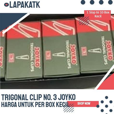 Jual Joyko Trigonal Clip 3 Paper Clip No 3 Joyko Shopee Indonesia