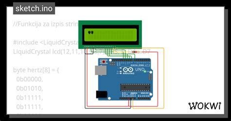 LCD Vaja 5 Wokwi ESP32 STM32 Arduino Simulator