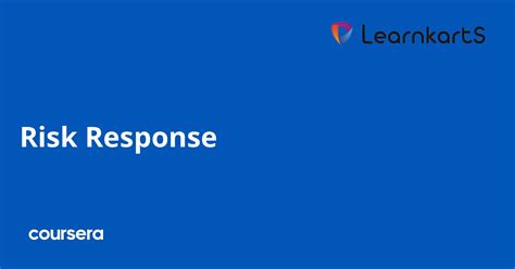 Risk Response Coursera