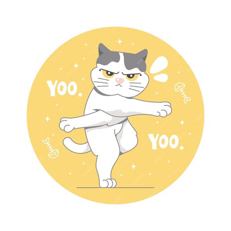 Premium Vector Funny Cat Meme Vector