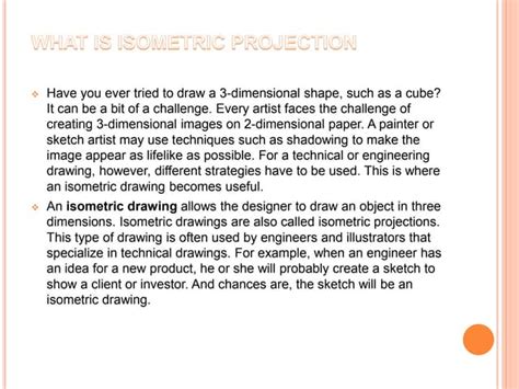 Engineering Drawing Isometric Projection Ppt