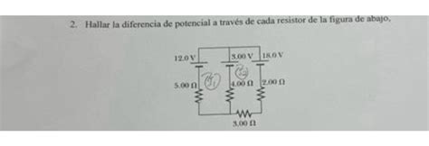 Solved Find The Potential Difference Across Each Resistor In