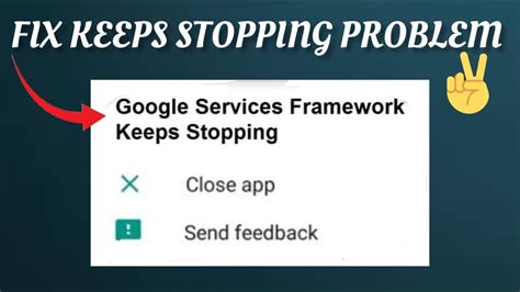 Fix Google Services Framework Keeps Stopping Problem Tech Solutions