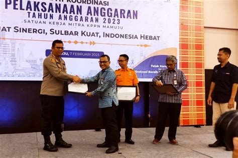 Polresta Mamuju Raih Penghargaan Nilai IKPA Terbaik Pertama Dari KPPN