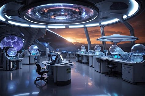 Premium Photo Exoplanetary Weather Control Lab