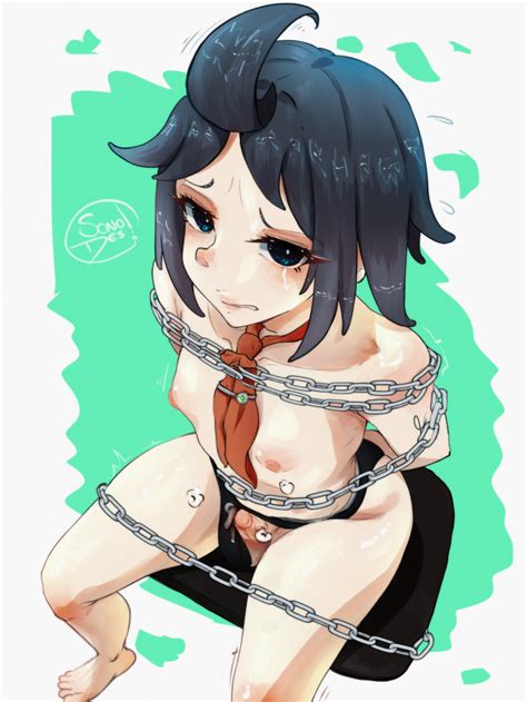 Rule 34 Black Hair Blush Chained Up Chains Chair Cheren Pokemon