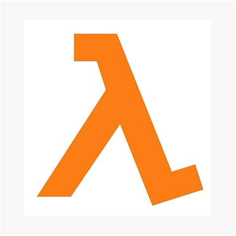 Half Life Lambda Symbol Photographic Print By Mandhlenkhosi Redbubble