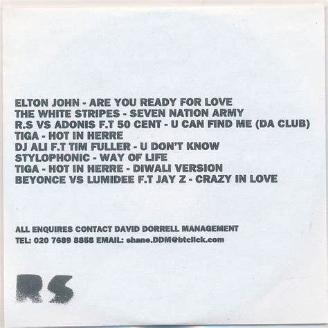 Radio Slave Mix Reel Cdr Discogs