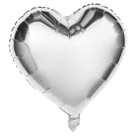 Ballon Mylar Coeur Argent