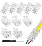 RGBZONE Packs Pin RGB LED Light Strip Connectors Mm Wide Unwired Gapless Solderless Strip