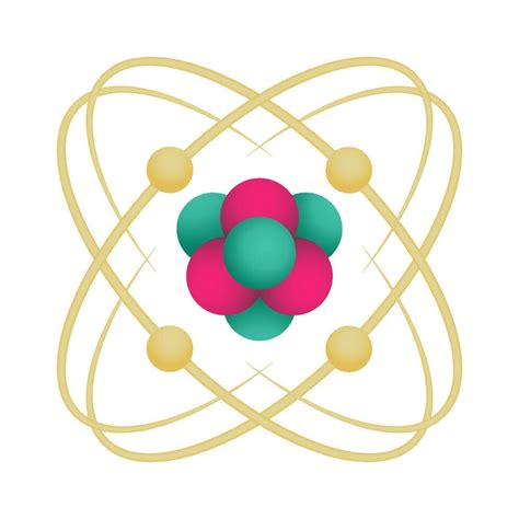 Structure Of An Atom With Protons Neutrons And Electrons 42400940