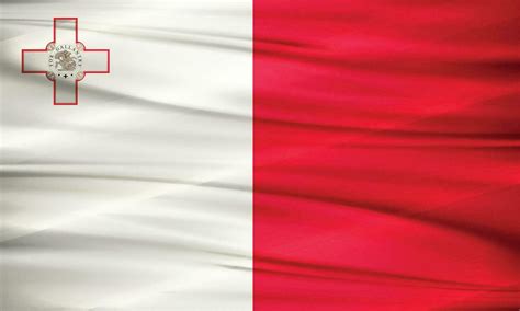 Illustration Of Malta Flag And Editable Vector Malta Country Flag