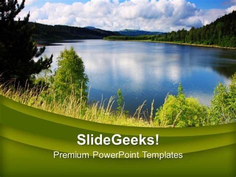 Green Natural Environment Beauty Powerpoint Templates Ppt Backgrounds