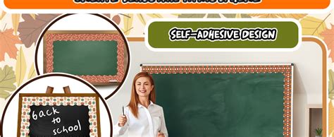 Whaline 69ft Fall Boho Bulletin Board Borders Pumpkin