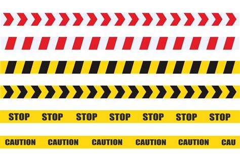 Warning Tape Official Crime And Danger Tapes Vector Illustration Vector Art At Vecteezy