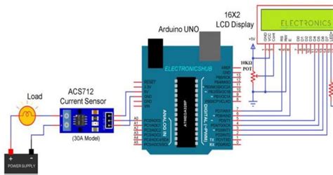 Acs712 Current Sensor Interfacing With Atmega328 8 The