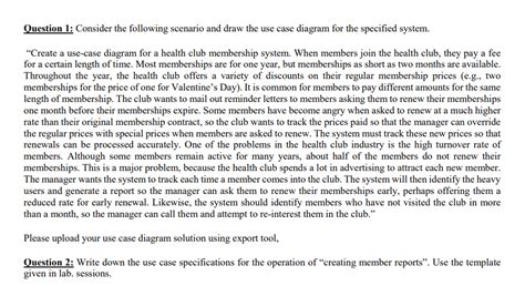 Question Consider The Following Scenario And Draw Chegg