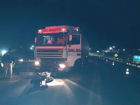 Motociclista morre ao ser atropelado após acidente na BR 282 Notícia Hoje