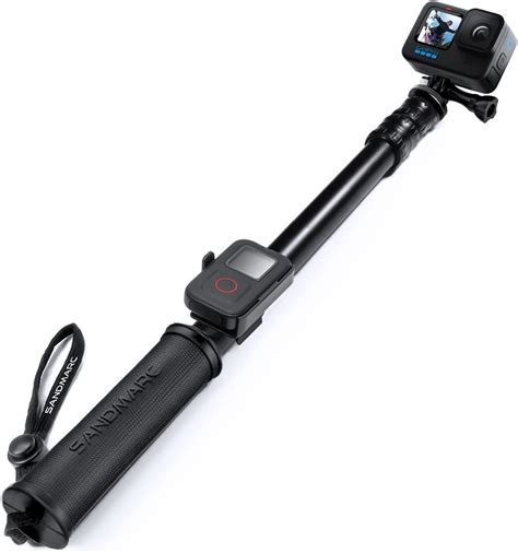 Gopro Extension Pole Extends From 10 To 48 Waterproof Shutter Remote