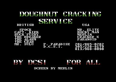 CSDb Ninja D By Doughnut Cracking Service America 1986