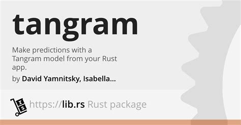 Tangram ML AI Statistics In Rust Lib Rs