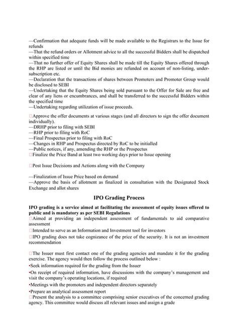 Ipo Process Regulation Pdf